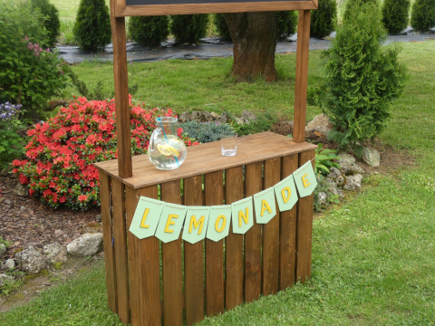 Stragan składany - Brązowy > Manufaktura Stylu